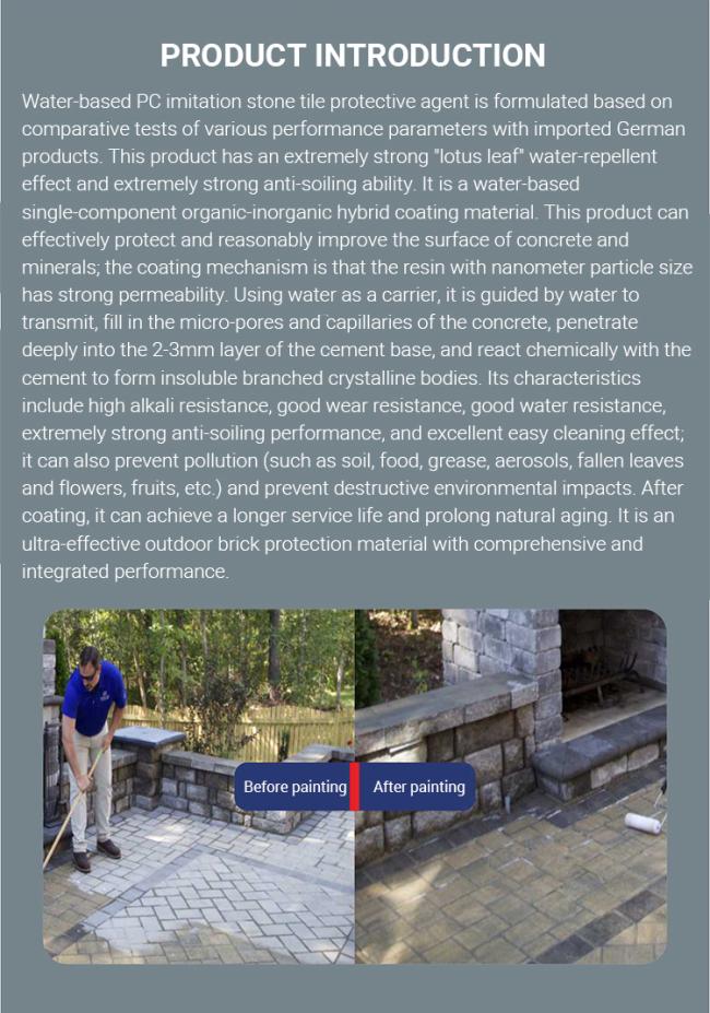 WH6600A Stone Protection Agent Application Process