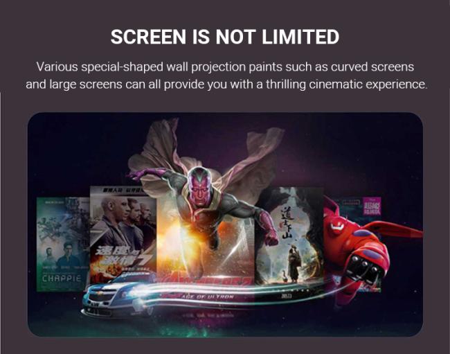 Projection surface quality results