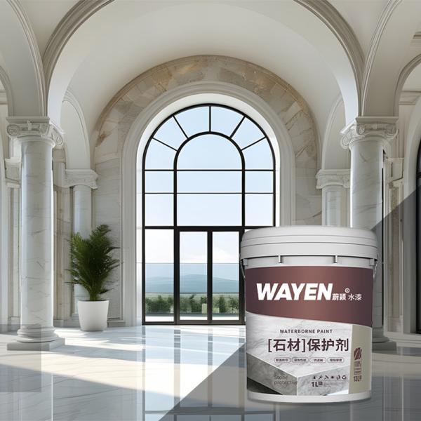Quality Water Based Stone Protector 18Hours Drying Anti Slip Stone Floor Paint for sale