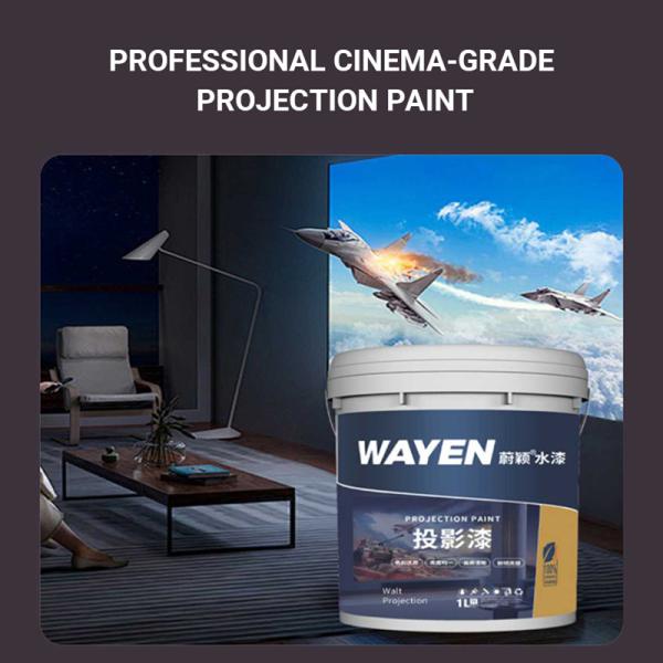 Quality HD Screen Projection Paint 3h Drying High Brightness 4k Projector Screen Paint for sale