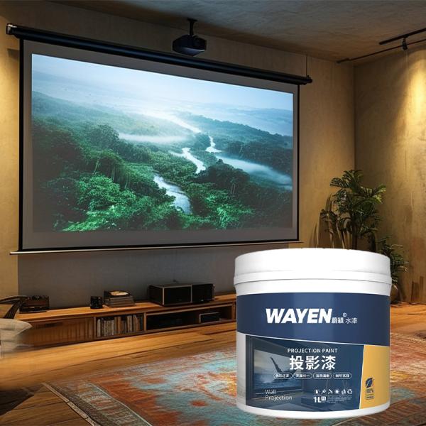 Quality HD Screen Projection Paint 3h Drying High Brightness 4k Projector Screen Paint for sale