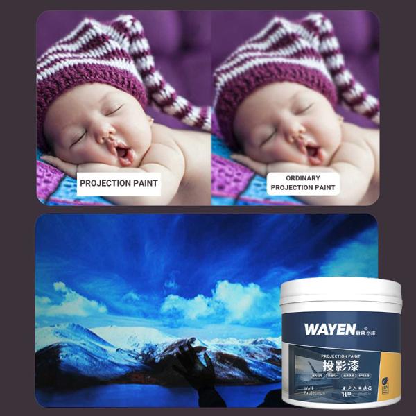 Quality HD Screen Projection Paint 3h Drying High Brightness 4k Projector Screen Paint for sale