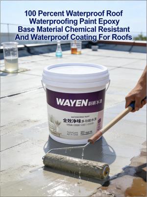 China 100% Waterproof Paint High UV Protection 50 - 100 Microns Basement Sealer Paint for sale