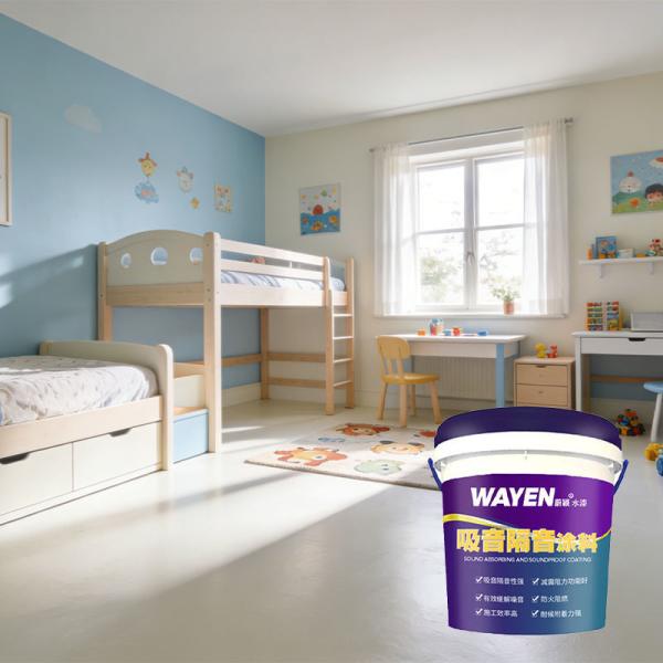 Quality Water-based Semi-matte Soundproof Paint with 50voc/L for Noise Reduction and Acoustic Coating for sale