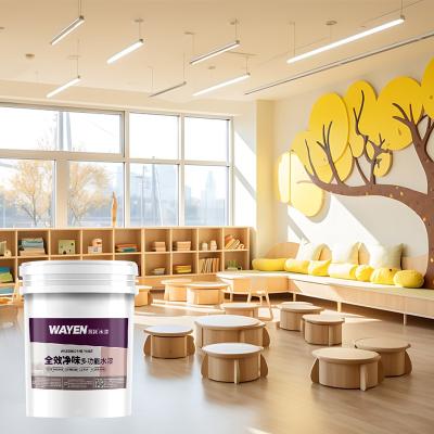 China Anti-Formaldehyde Negative Oxygen Multi-Color Water Based Interior Wall Coating Anti-mold Moistureproof Eco-Friendly Wall Paint for sale