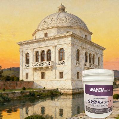China Marble Texture Simulated Stone Coating Waterproof Oil-proof Strong Adhesion High Permeability Weather-resistant Slef-brush Paint for sale