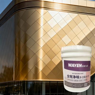 China WF-700 Water-based Metal Fluorocarbon Paint Waterborne Coatings Color Retention Eco-friendly Safety Metal Fluorocarbon Coatings for sale