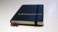 China Custom Printed Leather Square Lined Paper Writing Notebook for sale