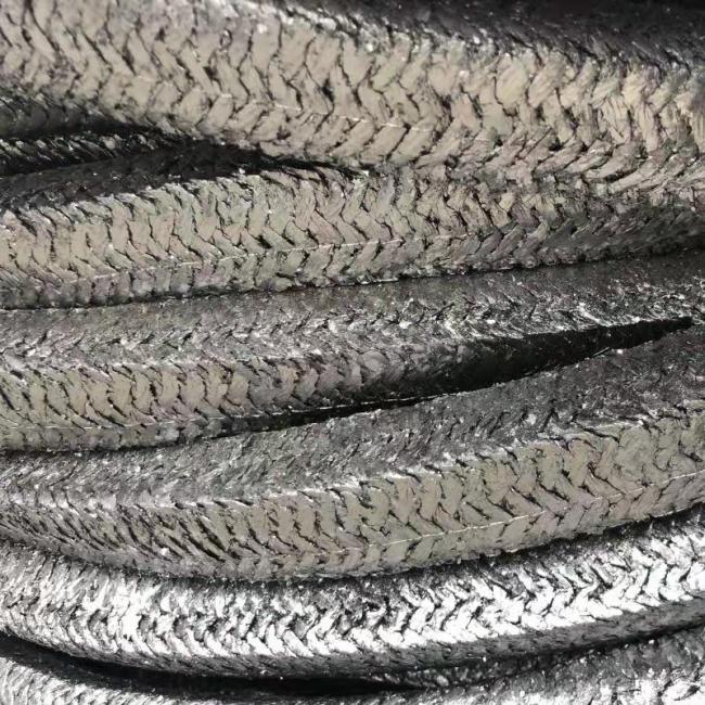 White Braided PTFE Gland Packing with Oil Material for Pump Seal