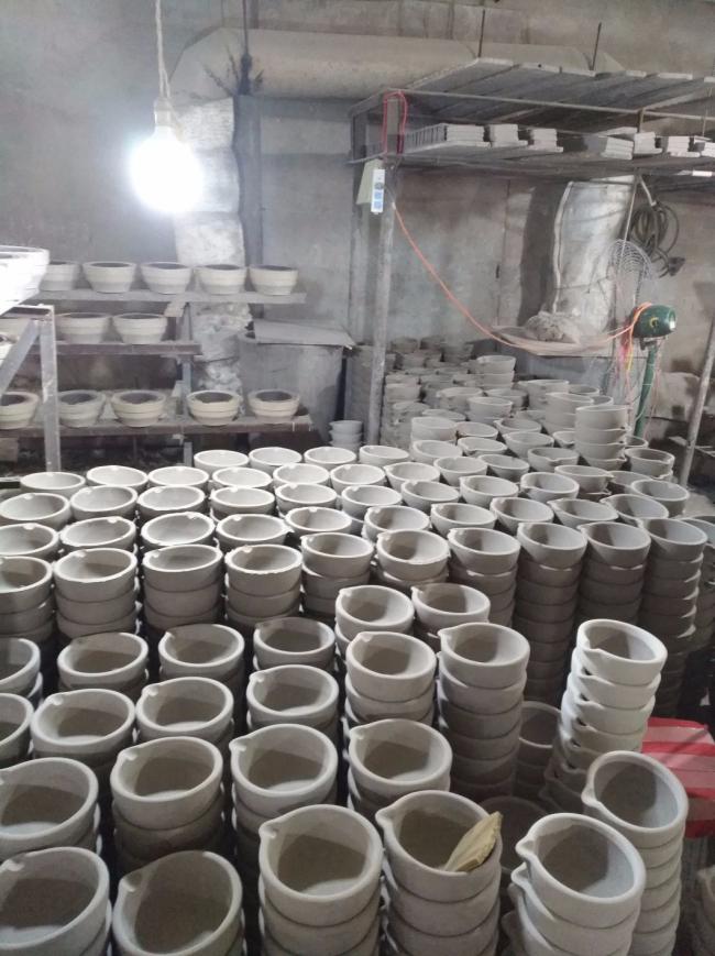 High Temperature Ceramic Crucible for Leco Horiba Furnace