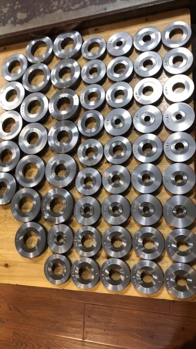 Tungsten Steel Round Square Hexagonal Gear Different Shapes for Brass Rod Peeling