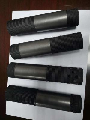 China Low Density Carbon Graphite Tube for 100% Carbon Furnace Electrode Rod Bulk Density 1.65 for sale