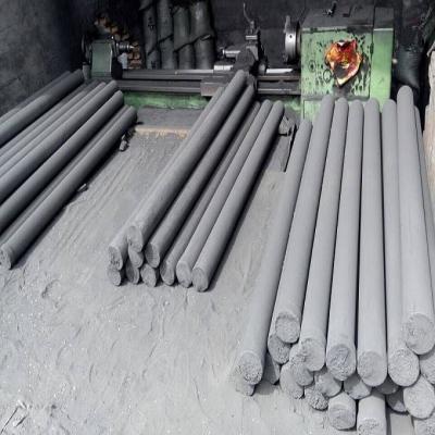 China High Density Flake Graphite Rod 50mm Dia 680mm Length for Industrial Applications for sale