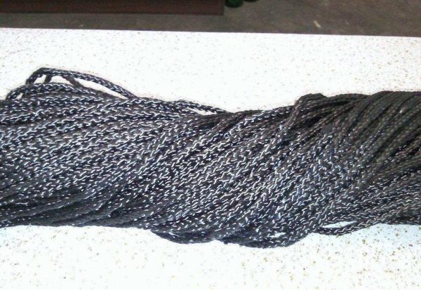 Quality Packaging Textiles Carbon Fiber Rope T700sc Electric Conductive Woven Round 5/6/8/10mm for sale