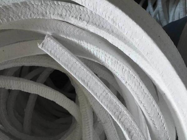 Quality Oil Material White Braided PTFE Gland Packing for Pump Seal in Sizes 3*3mm to 60 for sale