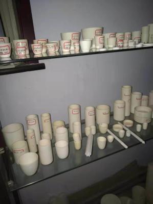 Cina Crogiolo in ceramica a basso tenore di carbonio e basso tenore di zolfo per acciaio DC-15 Standard in vendita