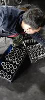 China Inside Coating Round Hexagonal Square Gear Graphite Mold for Casting Copper or Brass for sale