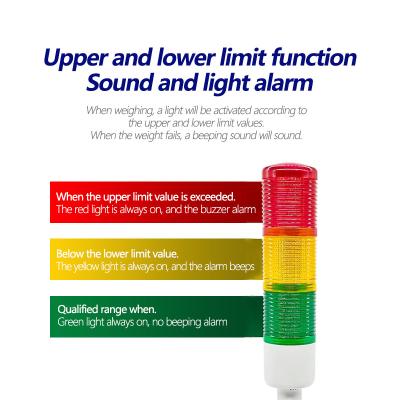 China Industrial Weighing Scale 3kg Three Color Alarm with Bluetooth Communication Method for sale