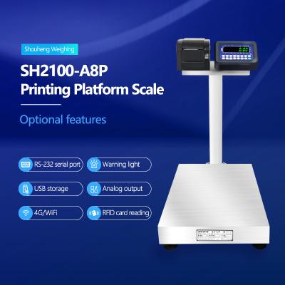 China SH2100-A8P Printing Table Scale 600*800 with AC/DC Power Supply and High Accuracy Size for sale