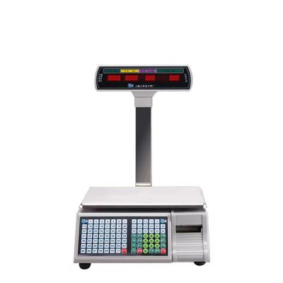 China Supermarket with High Precision Label Printing Scales and Customized Support OEM for sale