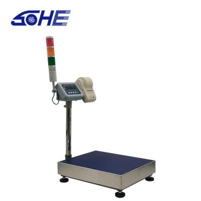 China LED LCD Display Alarm Print Scale with 40*50CM Printing  TCS-A7JP-200 for sale