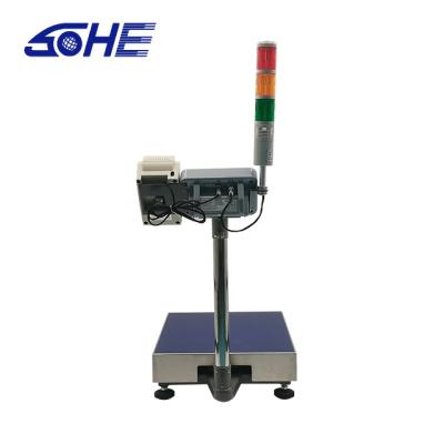 China LED LCD Display Alarm Print Scale with 40*50CM Printing  TCS-A7JP-200 for sale