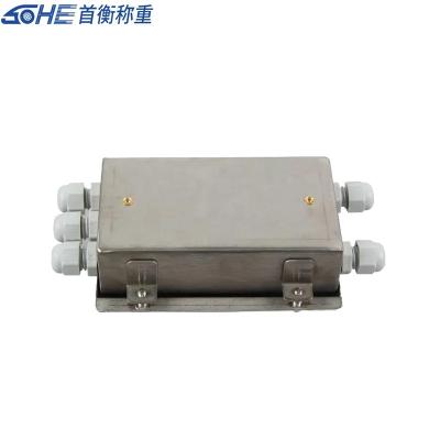 China 5 Hole Stainless Steel Junction Box for Weighing Scale SOHE Professional Grade for sale