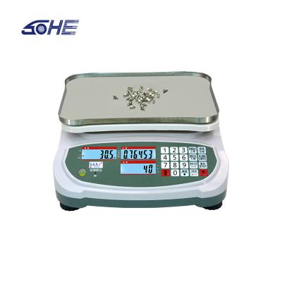 Cina Industrial SOHE 2024 ABS LCD Screen Industrial Pesatura Tavola Scala AC220V Fornitore di alimentazione in vendita
