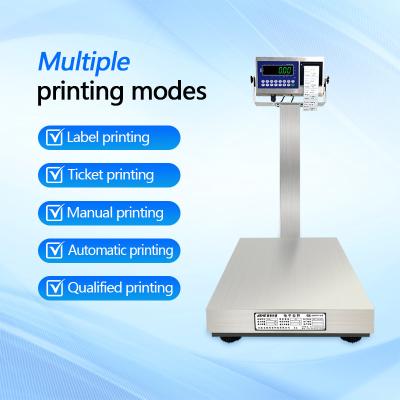 Cina Scale in acciaio inossidabile personalizzabili da 200 kg con design impermeabile e funzione di stampa in vendita