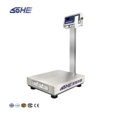 Cina Scale in acciaio inossidabile personalizzabili da 200 kg con design impermeabile e funzione di stampa in vendita