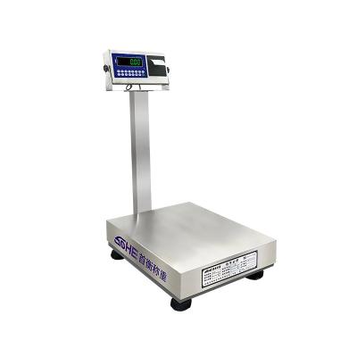 China Personalizar Balanças à prova d'água 500KG Faixa máxima 500*600mm Tamanho da mesa Balanças de impressão à venda