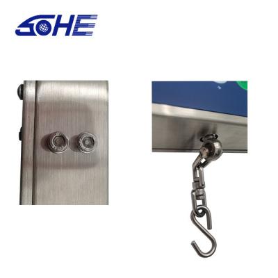 Cina Supporto OBM personalizzato 20kg Digital Display Hook Scale con display LCD LED portatile in vendita