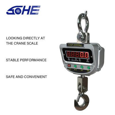 Cina Aggancio ad alta resistenza incluso OBM personalizzato Sostenuto 3t Digital Display Scale pendente in vendita
