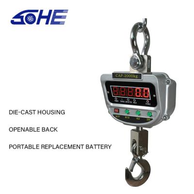 Cina Aggancio ad alta resistenza incluso OBM personalizzato Sostenuto 3t Digital Display Scale pendente in vendita