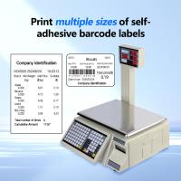 China 6kg Foldable Label Printing Weighing Scale Barcode Digital Computing Machine Scale Weight for sale