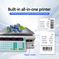 China SOHE Label Printing Scale Barcode Receipt Print for Supermarket 3kg Digital Computing for sale