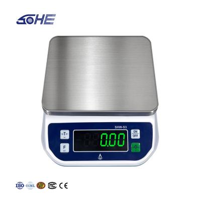 Cina Display LED di 6 kg di capacità Scala impermeabile per la cottura e l'alta precisione della lavorazione alimentare in vendita