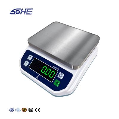 Cina Display LED di 6 kg di capacità Scala impermeabile per la cottura e l'alta precisione della lavorazione alimentare in vendita