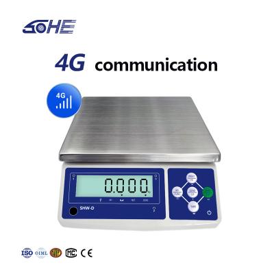 China 226mm*295mm SHWDL-15KG 4G Communication ERP Software LCD Display AC/DC Power Supply for sale