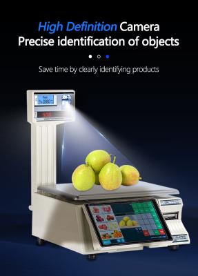 China Display LCD Inteligente Tabla de códigos de barras Escala SHW-TMF6 para 30 kg Capacidad en venta
