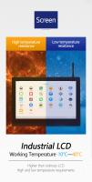 China 12 Inch Desktop Screen 15-100kg Pork and Beef Processing Android Printing Label Scale for sale