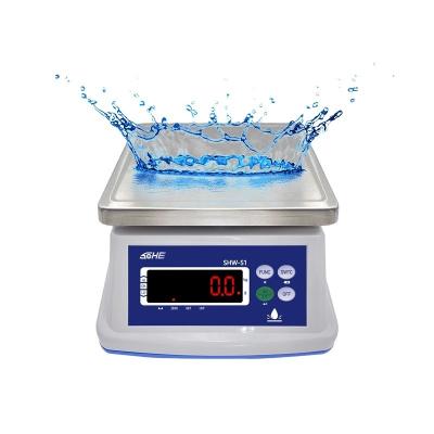 China Doppel scherm waterdichte elektronische weegschaal met LED-display en maximale capaciteit van 30 kg Te koop