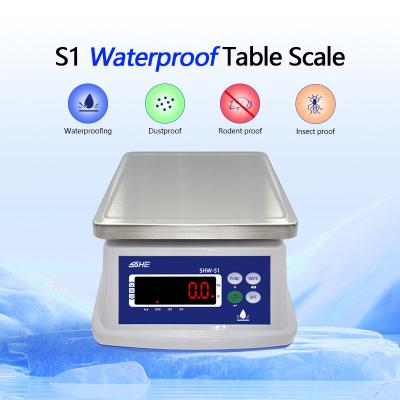 China Doppel scherm waterdichte elektronische weegschaal met LED-display en maximale capaciteit van 30 kg Te koop