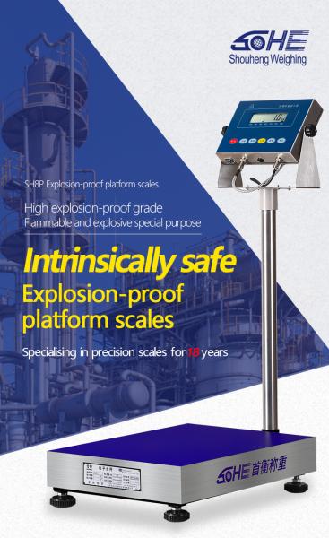 Quality SH8P 304 Series Stainless Steel 30-300KG Explosion-Proof Scale LED Display for sale