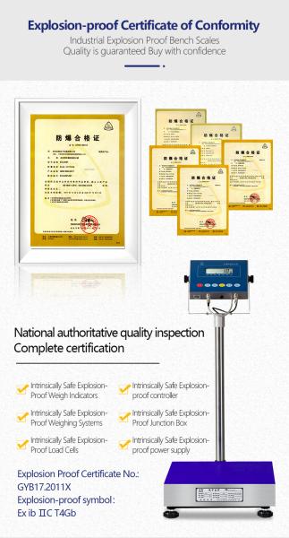 Quality SH8P 304 Series Stainless Steel 30-300KG Explosion-Proof Scale LED Display for sale