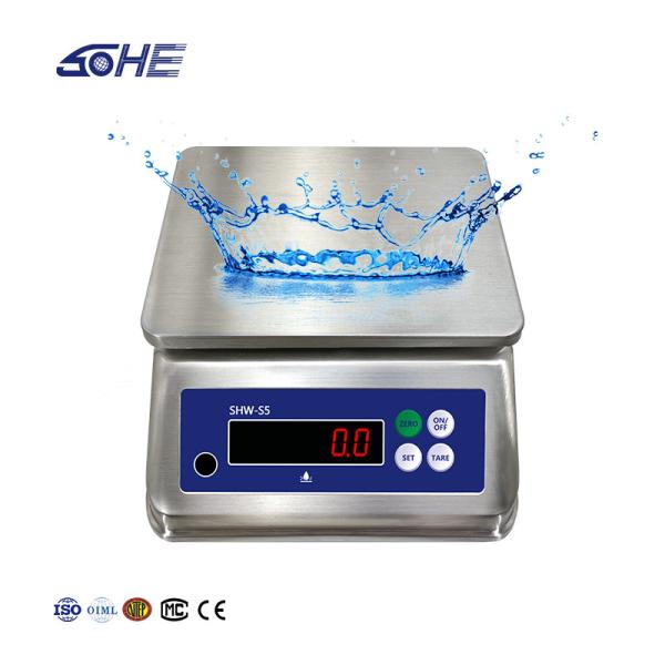 Quality All Stainless Steel Table Scale with Double Screen and IP68 Protection Level for sale