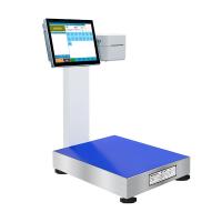 China 80mm Thermal Printer Touch Screen PC Scale with Intelligent Software All-Metal Design for sale