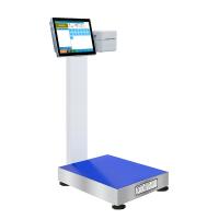 China 80mm Thermal Printer Touch Screen PC Scale with Intelligent Software All-Metal Design for sale