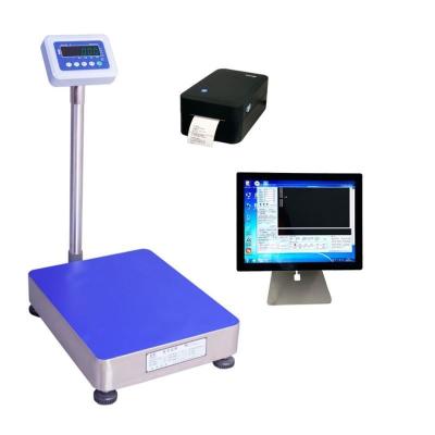 China Industrial Platform Weighing Scale with 60kg-100kg LED Display and 30-800kg Range for sale