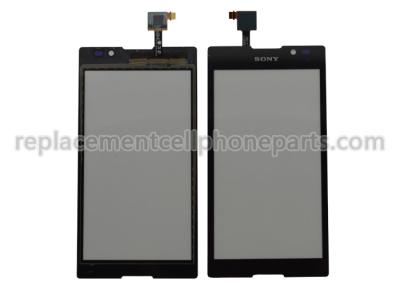 China Black / White 5 Inch Cell Phone Digitizer Touch Screen Replacement  for Sony S39h for sale